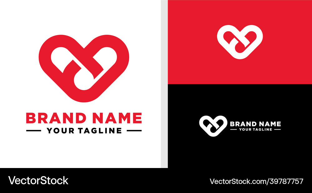 Letter m logo doctor negative space simple Vector Image