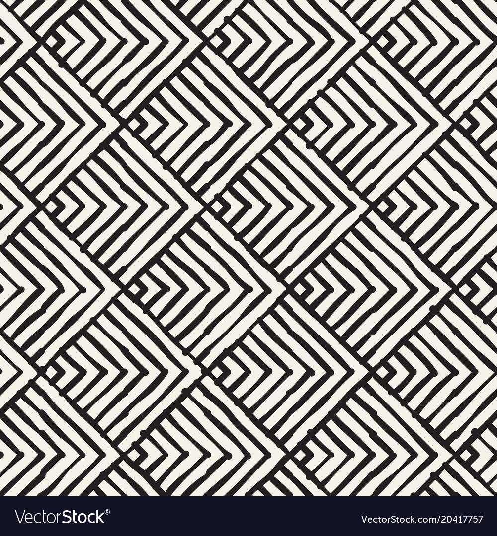 Seamless abstract hand drawn pattern Royalty Free Vector