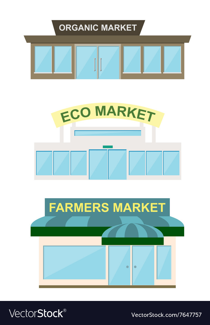 Storefront Royalty Free Vector Image - VectorStock