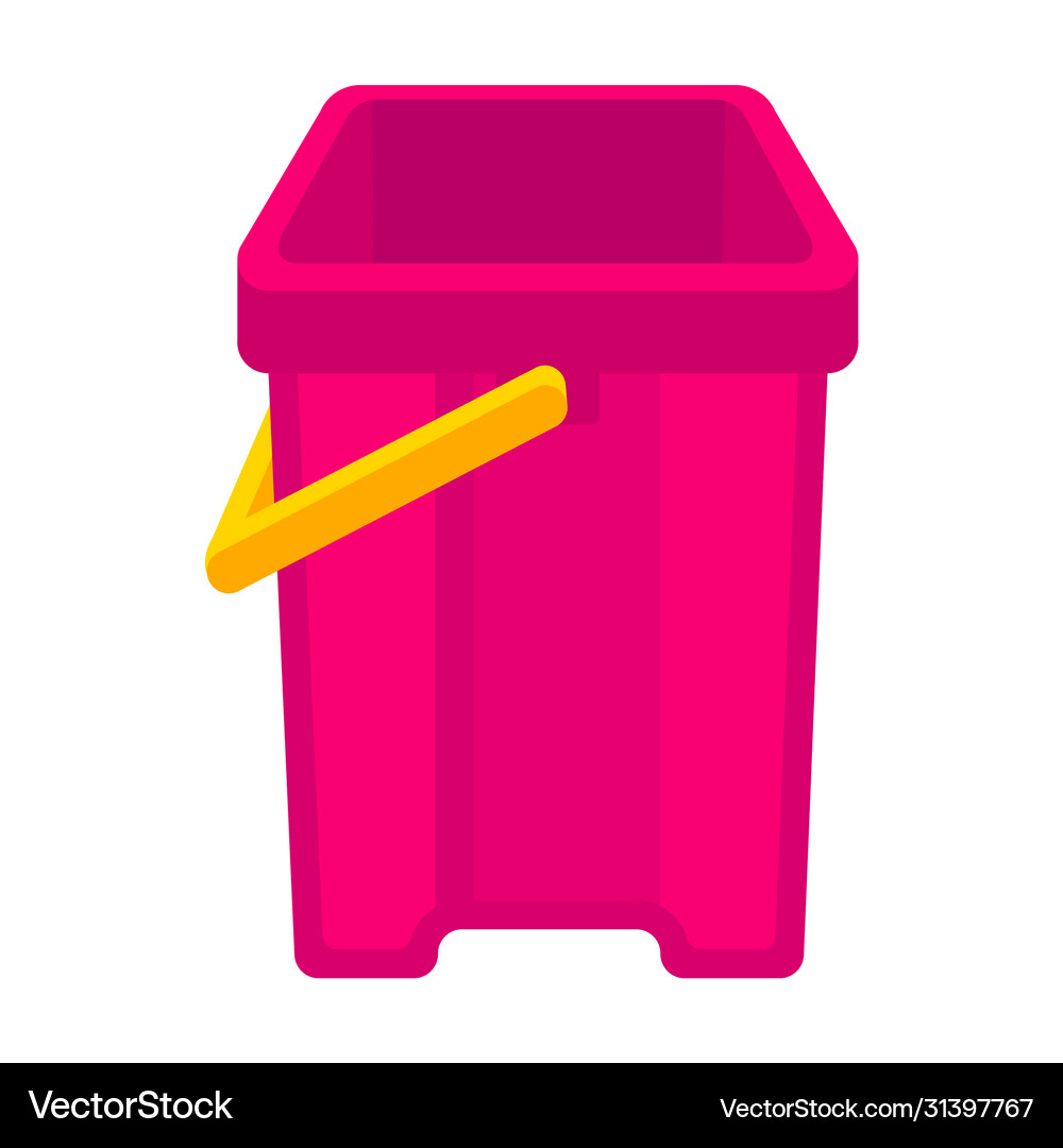 Bucket iconcartoon icon isolated Royalty Free Vector Image