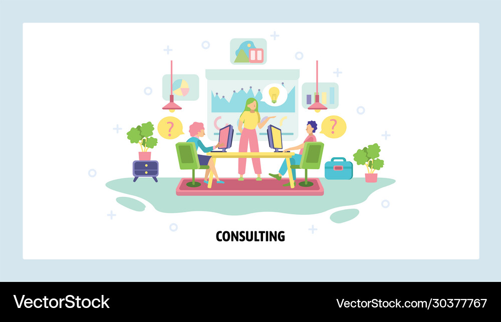 Business meeting and conference teamwork Vector Image