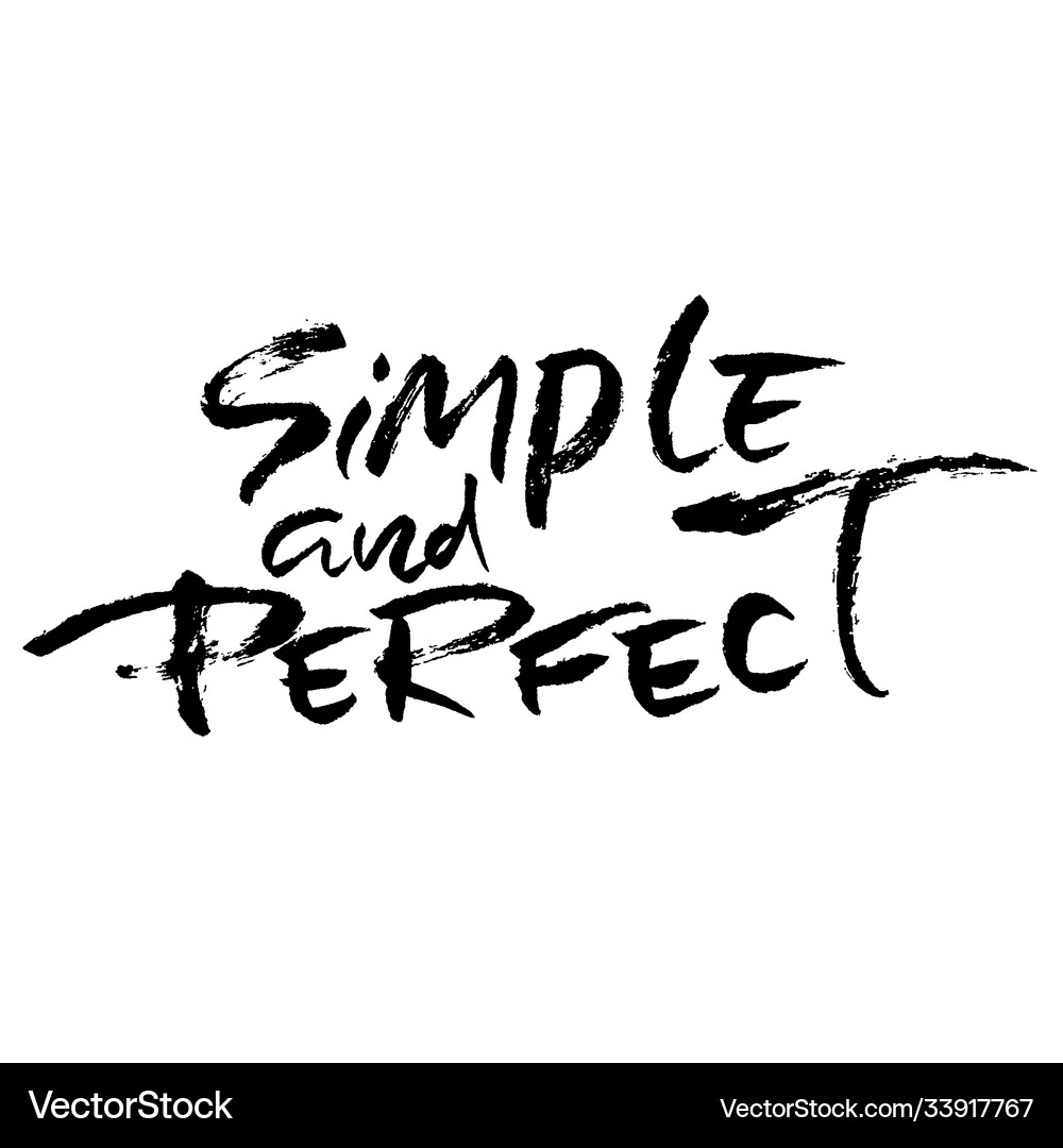 Simple and perfect hand drawn modern brush Vector Image