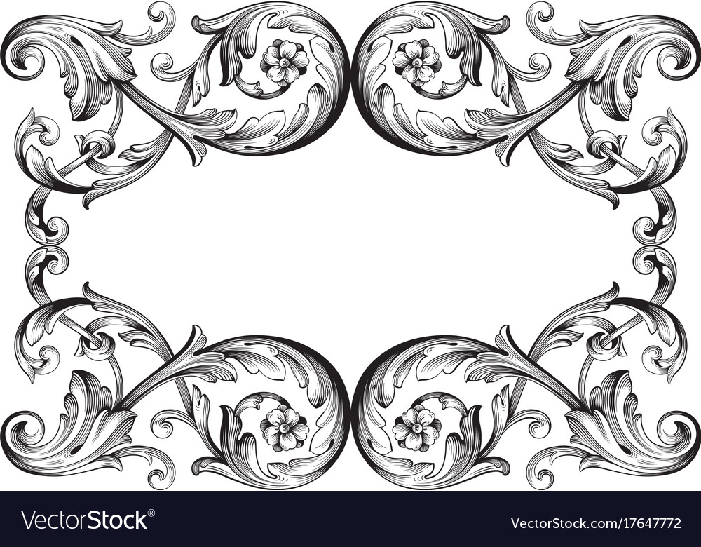 Classical baroque Royalty Free Vector Image - VectorStock