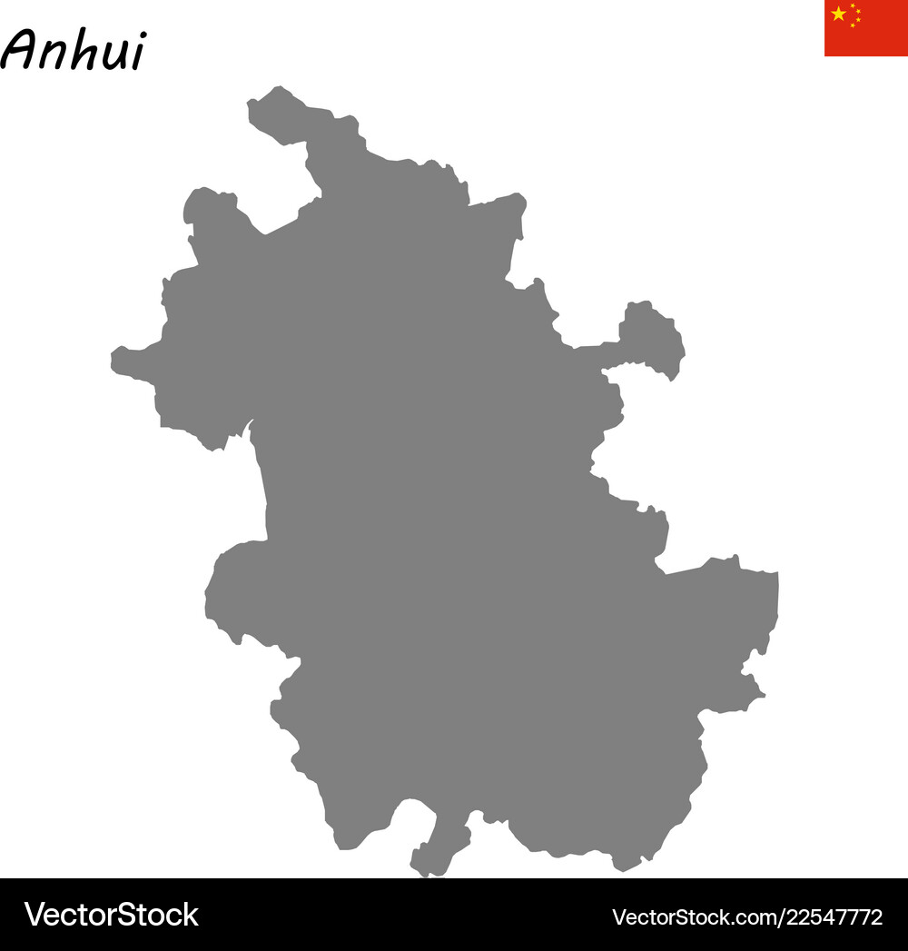 Map province of china Royalty Free Vector Image