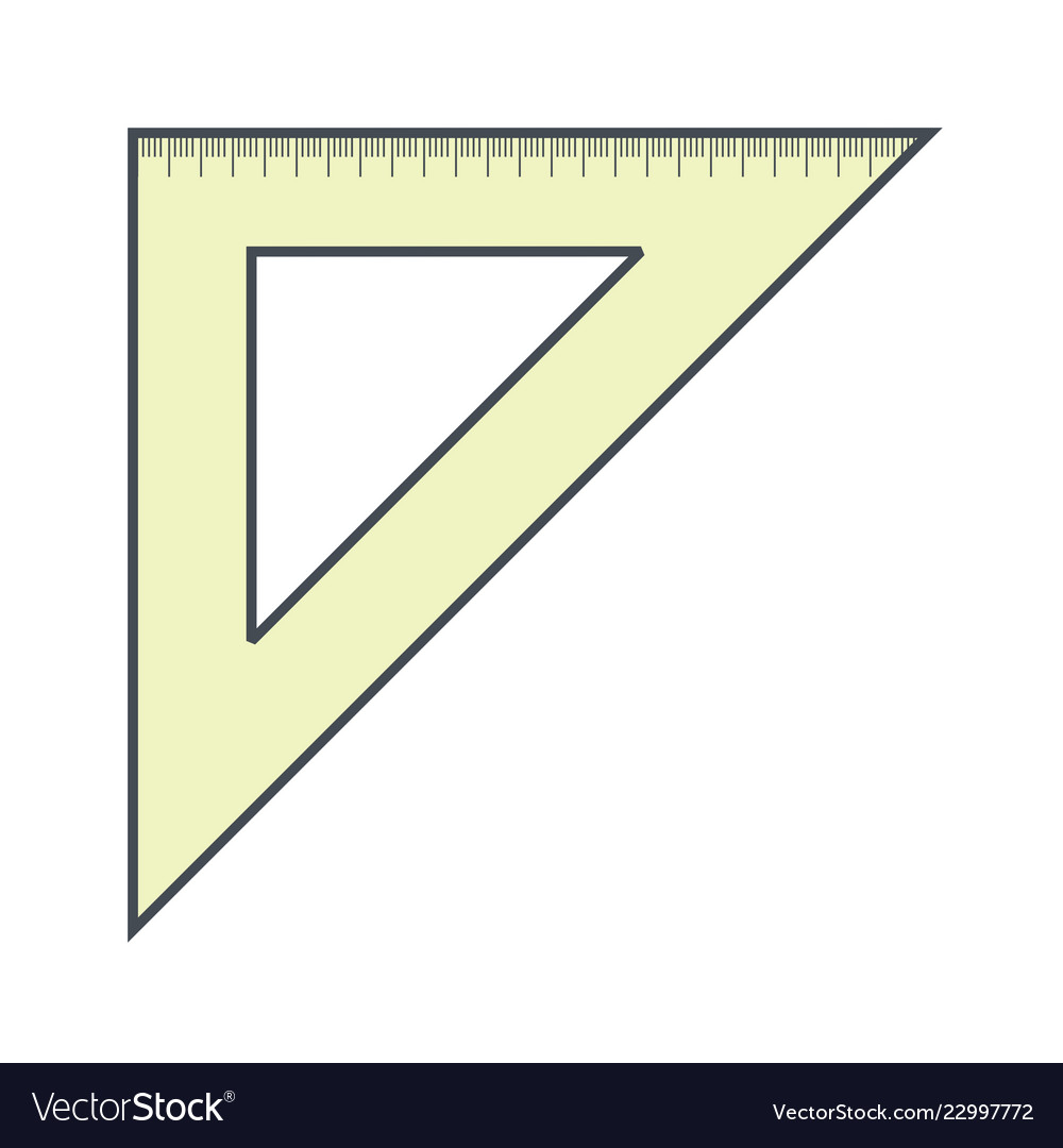 Set square icon Royalty Free Vector Image - VectorStock
