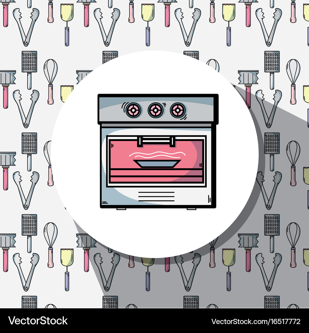 Technology machines to used in the kitchen Vector Image