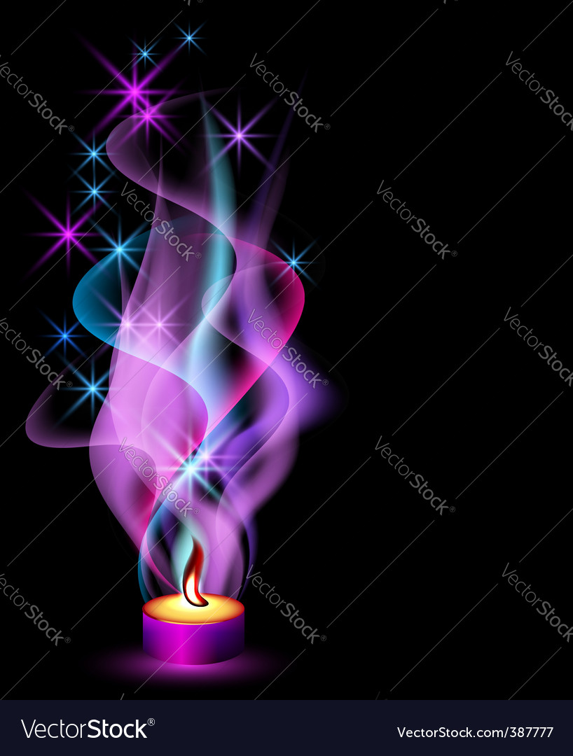 Candle flame Royalty Free Vector Image - VectorStock