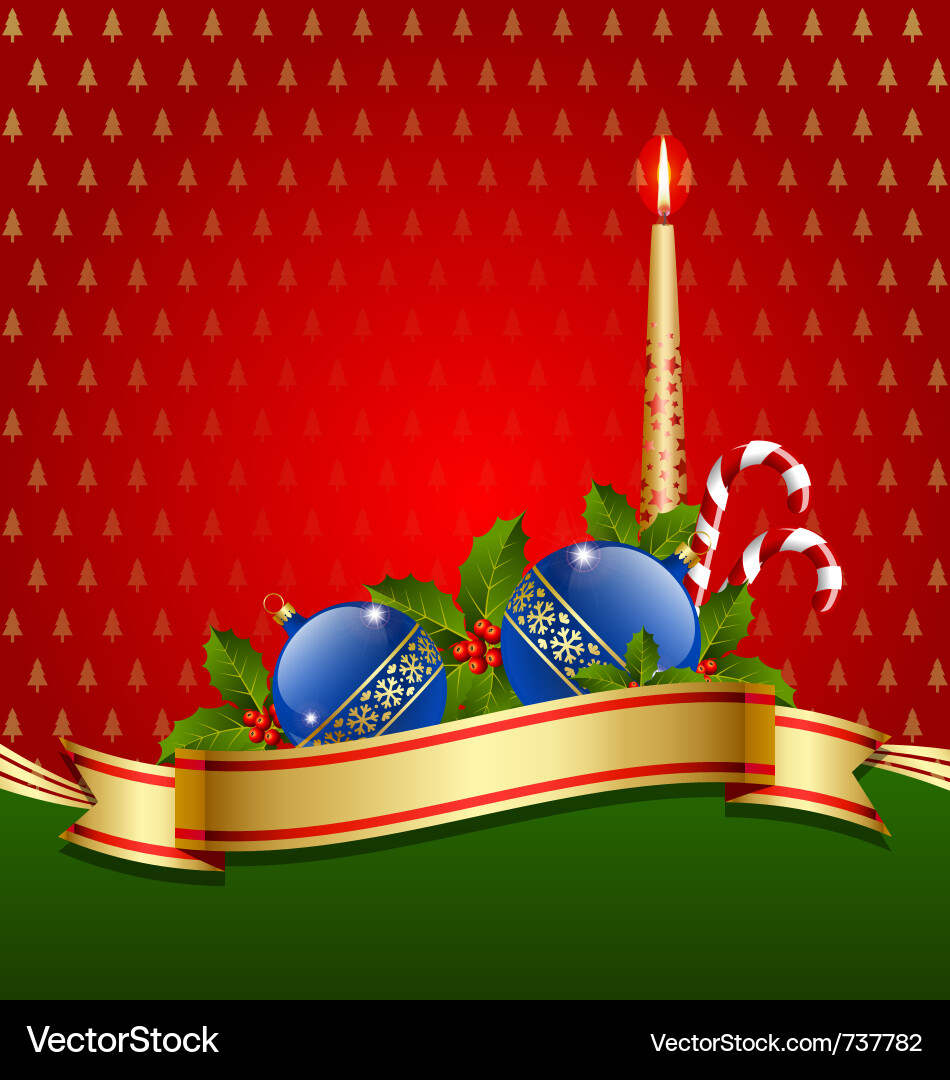 Christmas decoration Royalty Free Vector Image