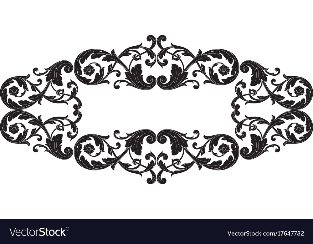 Classical baroque Royalty Free Vector Image - VectorStock