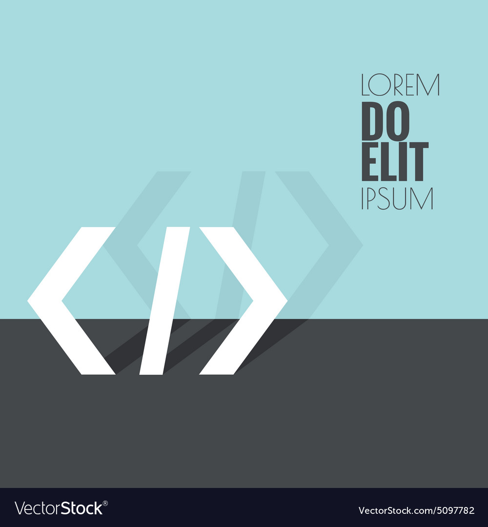 Progrmming code Royalty Free Vector Image - VectorStock