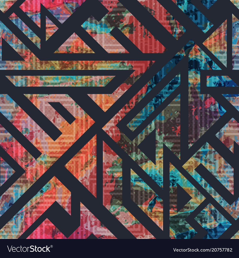 Rusty color seamless pattern Royalty Free Vector Image