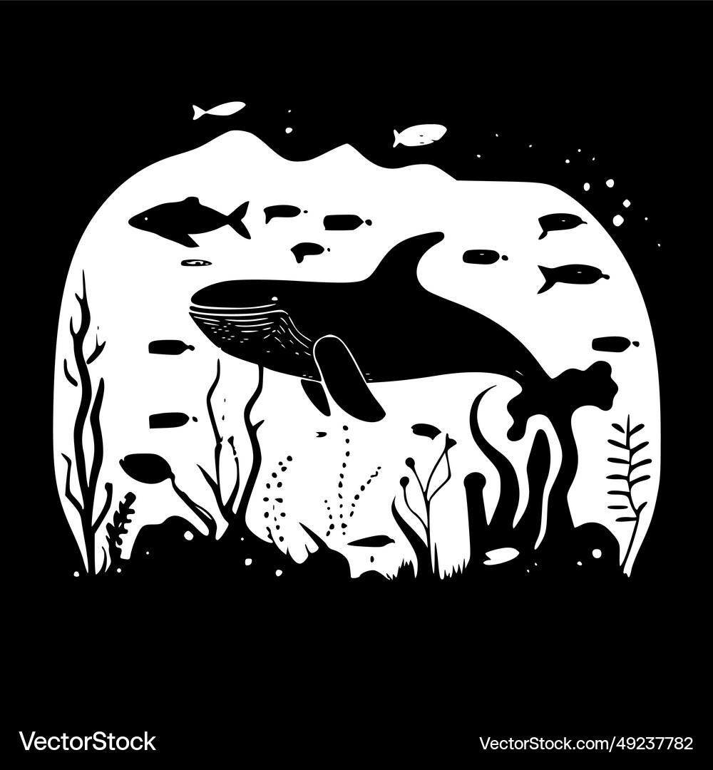 Under the sea - high quality logo ideal Royalty Free Vector