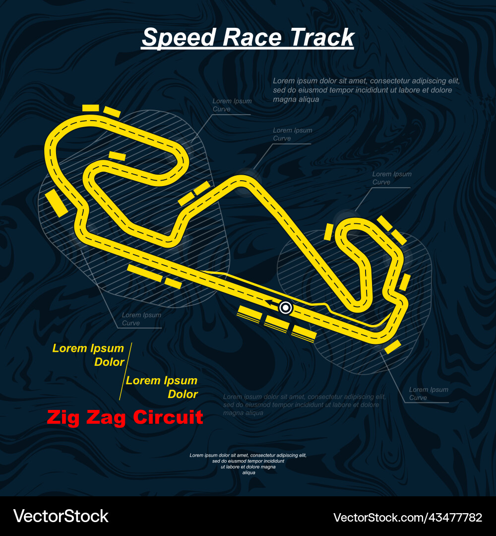Race Track Wallpaper Vector