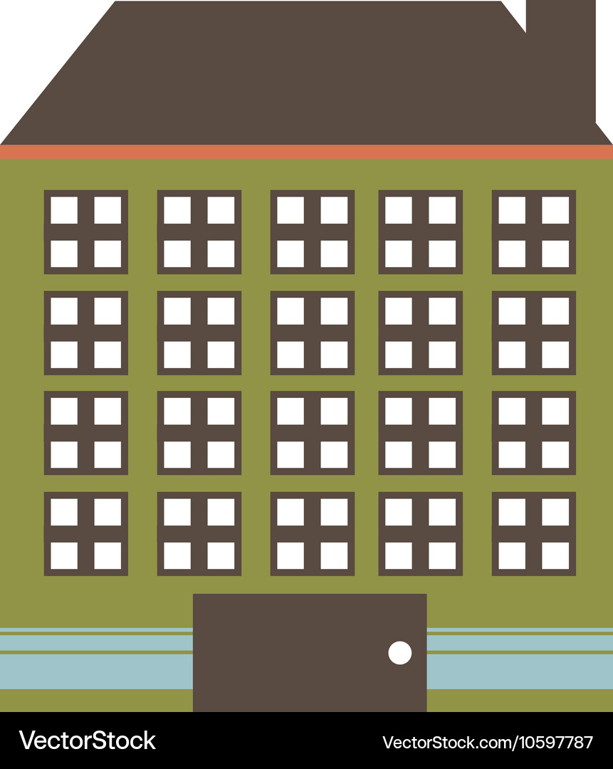 Building construction isolated icon Royalty Free Vector