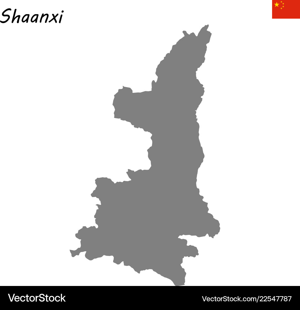 Map province of china Royalty Free Vector Image