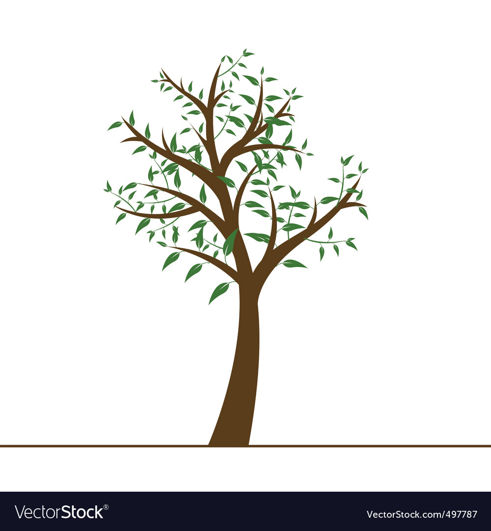 Nature tree Royalty Free Vector Image - VectorStock