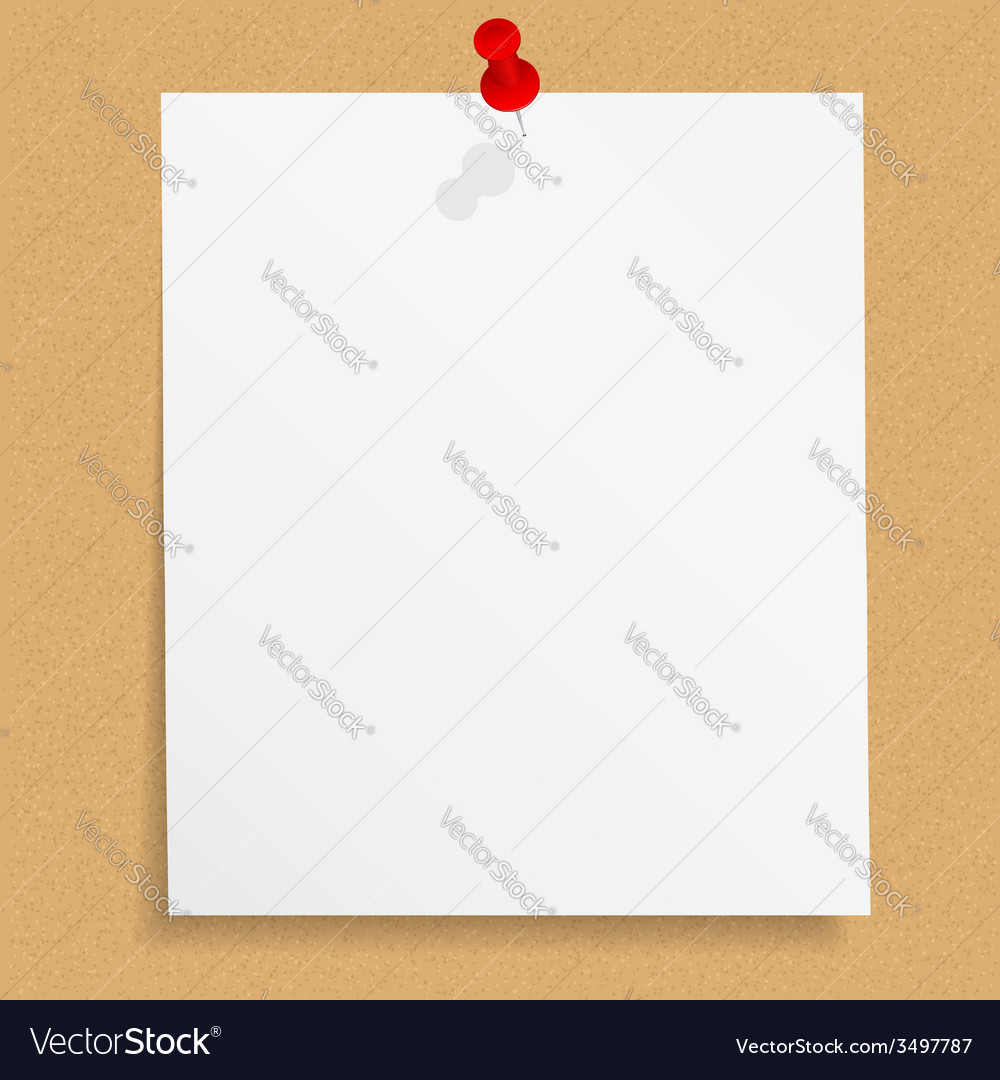 Paper note Royalty Free Vector Image - VectorStock