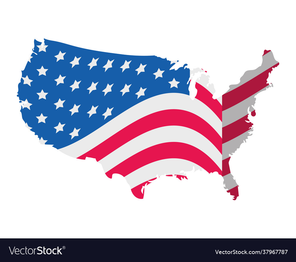 Usa map icon Royalty Free Vector Image - VectorStock Usa map icon Royalty Free Vector Image - VectorStock
