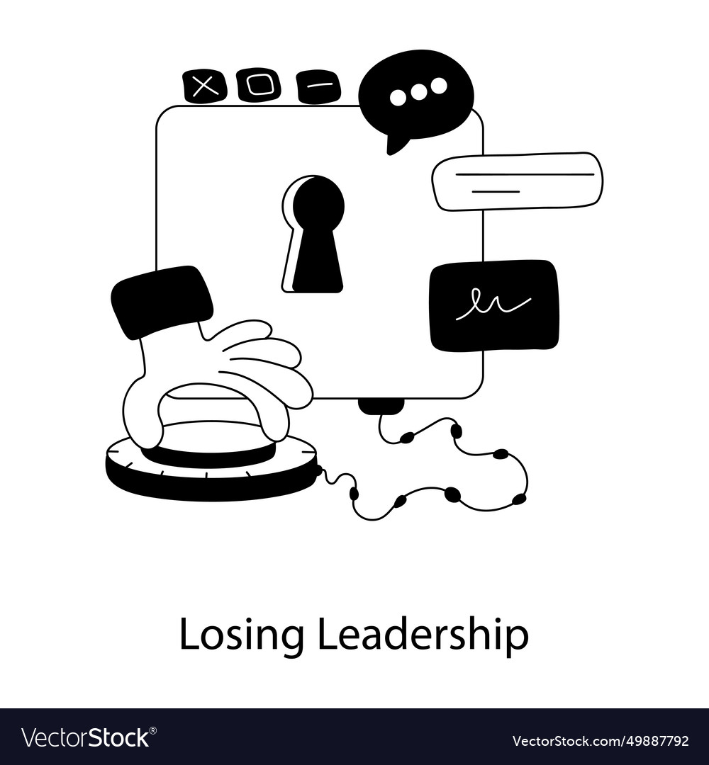 Chat lock Royalty Free Vector Image - VectorStock