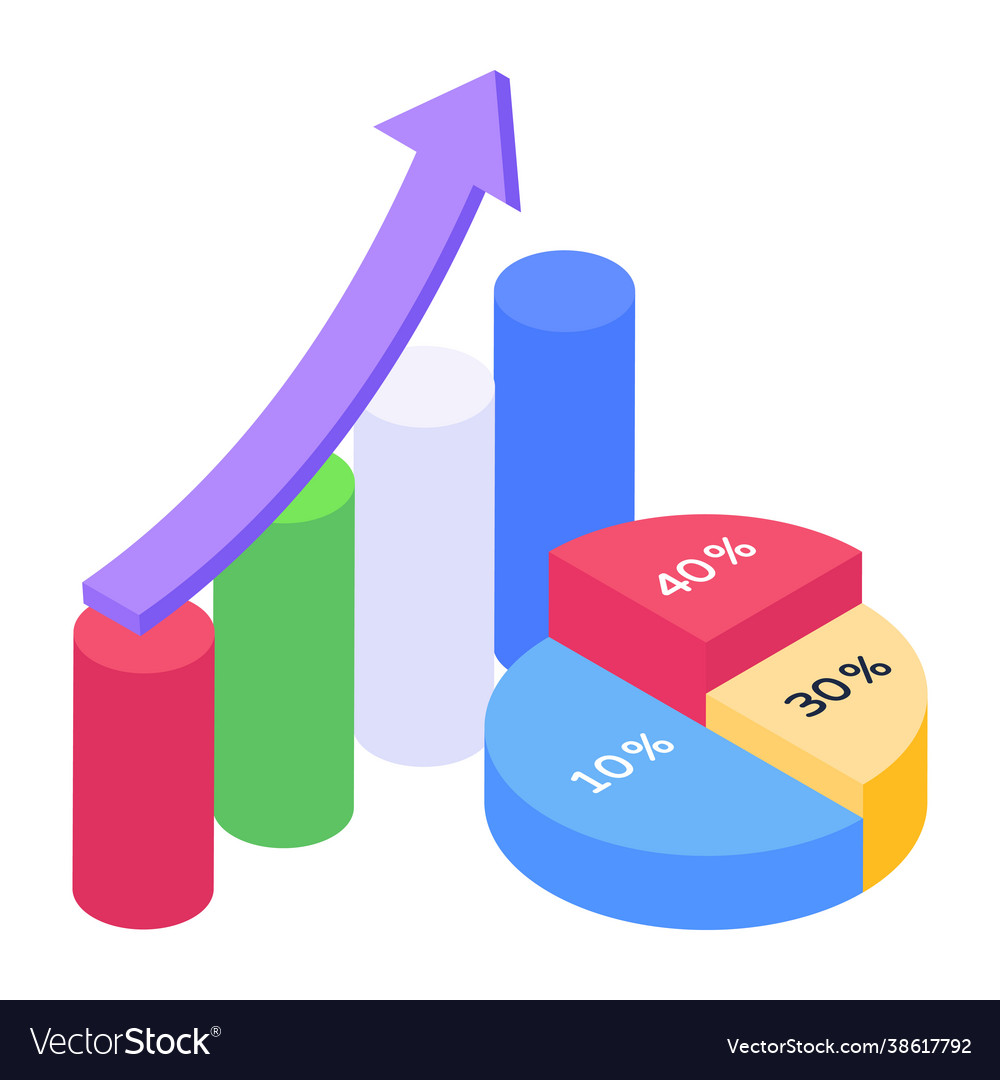 Data growth Royalty Free Vector Image - VectorStock