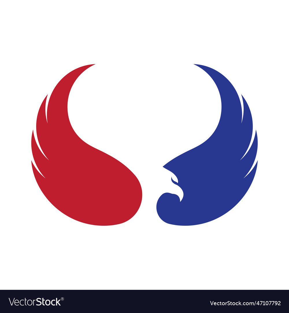 Falcon eagle bird Royalty Free Vector Image - VectorStock