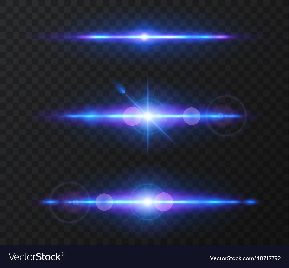 Light effect set Royalty Free Vector Image - VectorStock