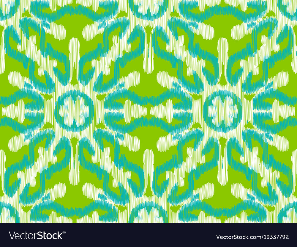 Seamless embroidered pattern Royalty Free Vector Image