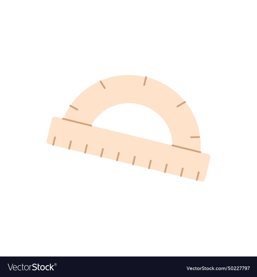 Architecture protractor for drafting ruler Vector Image Architecture protractor for drafting ruler Vector Image