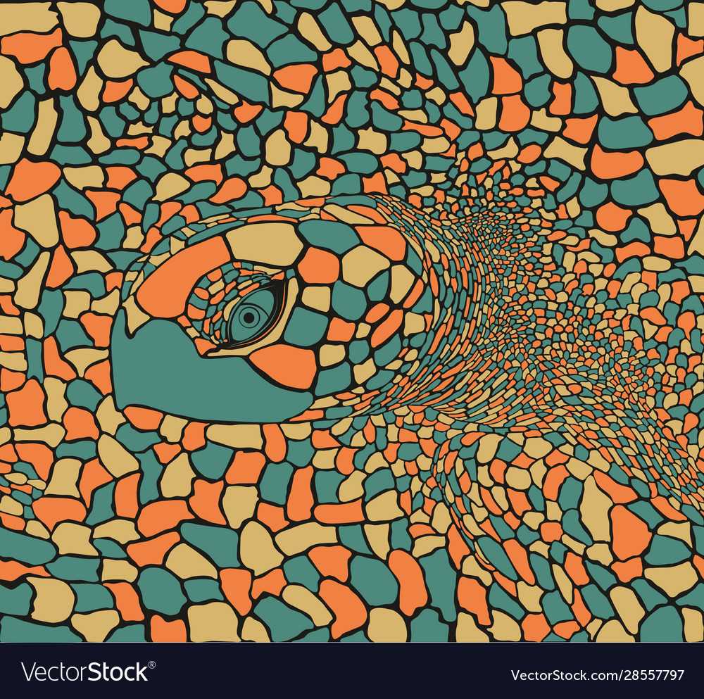 Artistic background pattern kareta Royalty Free Vector Image