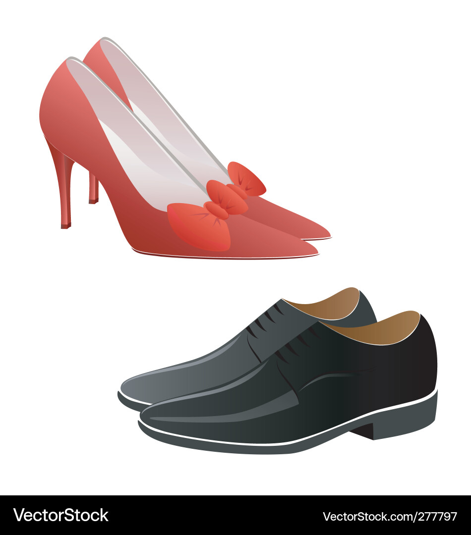 Fashion shoes Royalty Free Vector Image - VectorStock