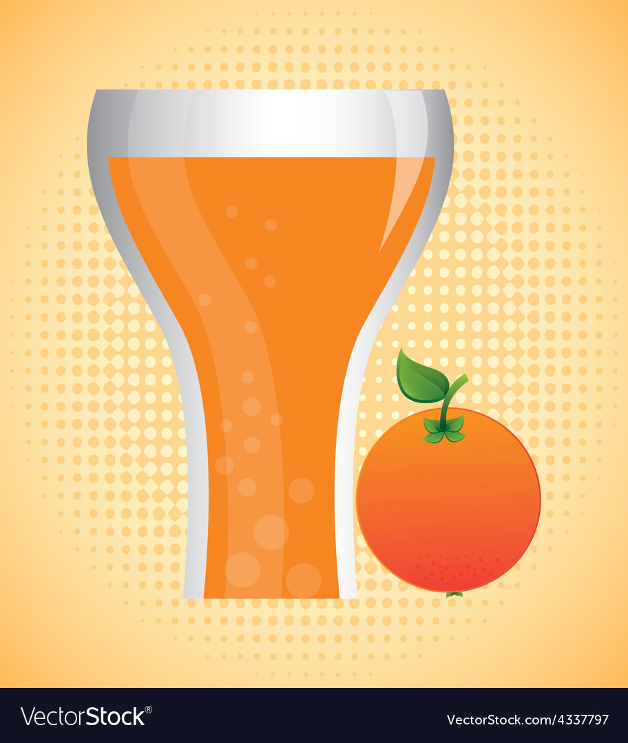 Juice fruit Royalty Free Vector Image - VectorStock