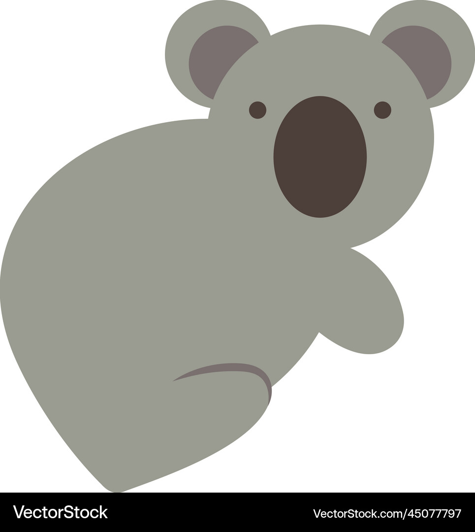 Koala animal icon Royalty Free Vector Image - VectorStock