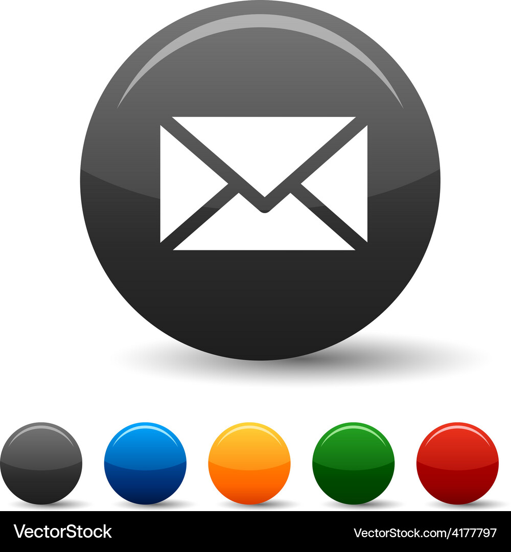 Mail icons Royalty Free Vector Image - VectorStock