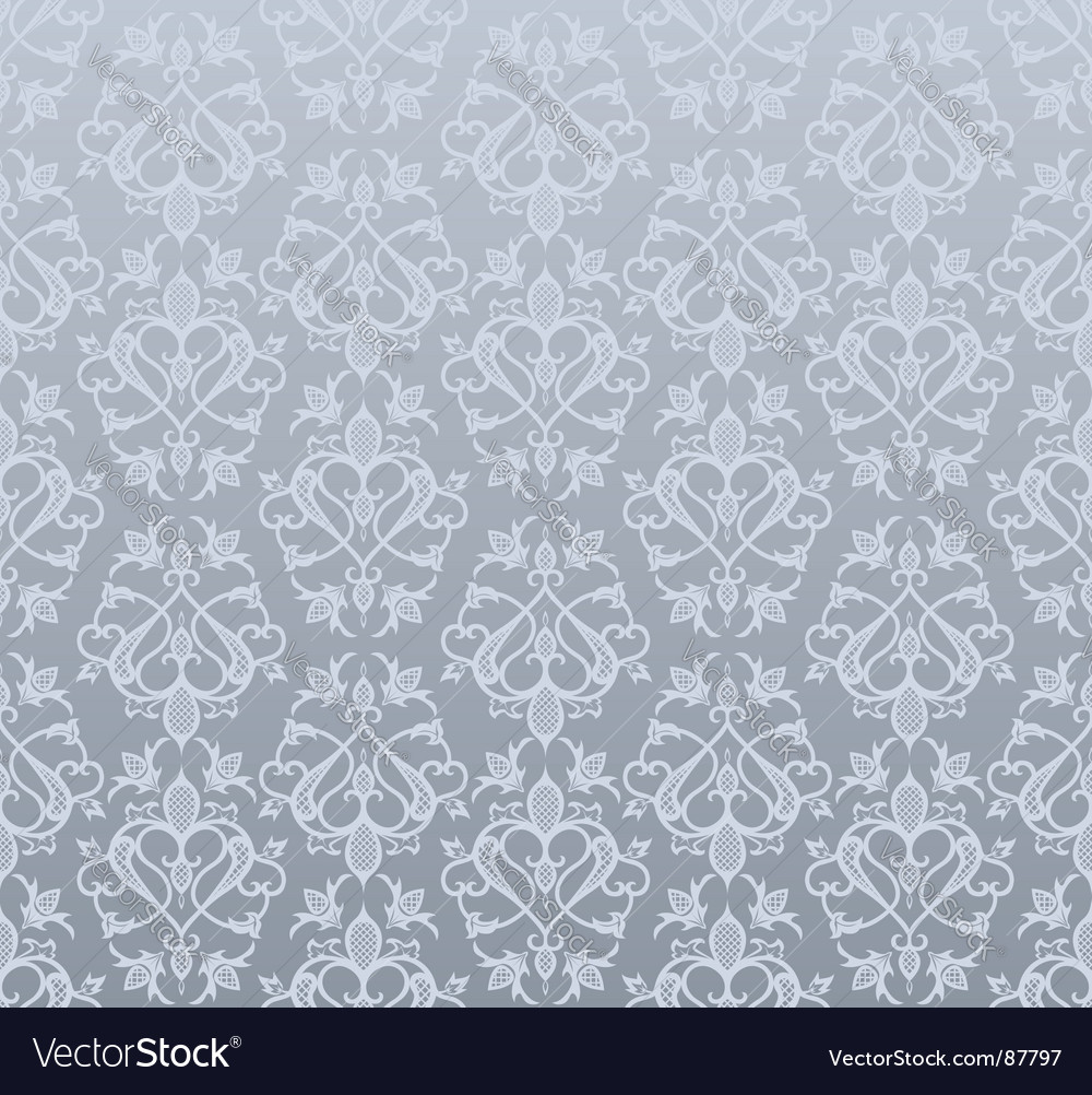 Silver wallpaper Royalty Free Vector Image - VectorStock