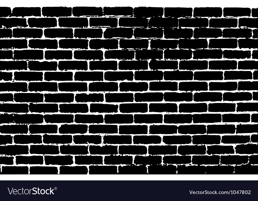 Brick wall Royalty Free Vector Image - VectorStock