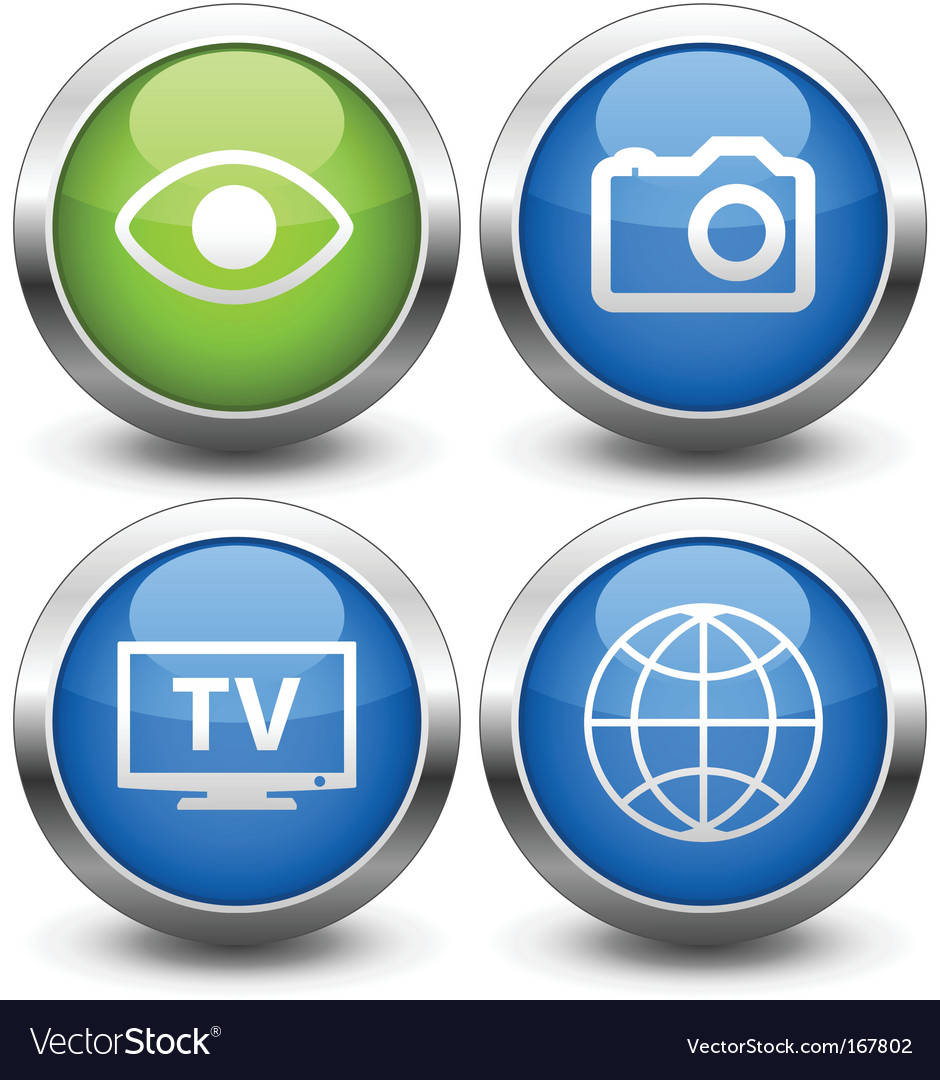 Buttons Royalty Free Vector Image - VectorStock