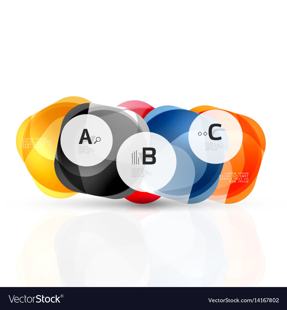 Glossy square elements Royalty Free Vector Image