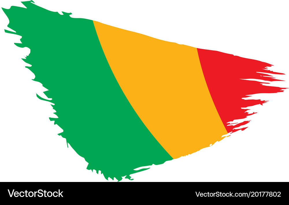 Mali flag Royalty Free Vector Image - VectorStock