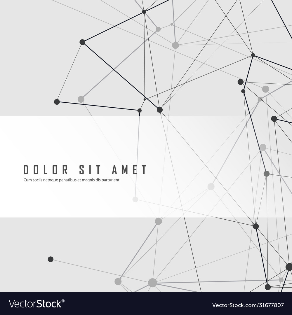 Abstract connection sciense structure Royalty Free Vector