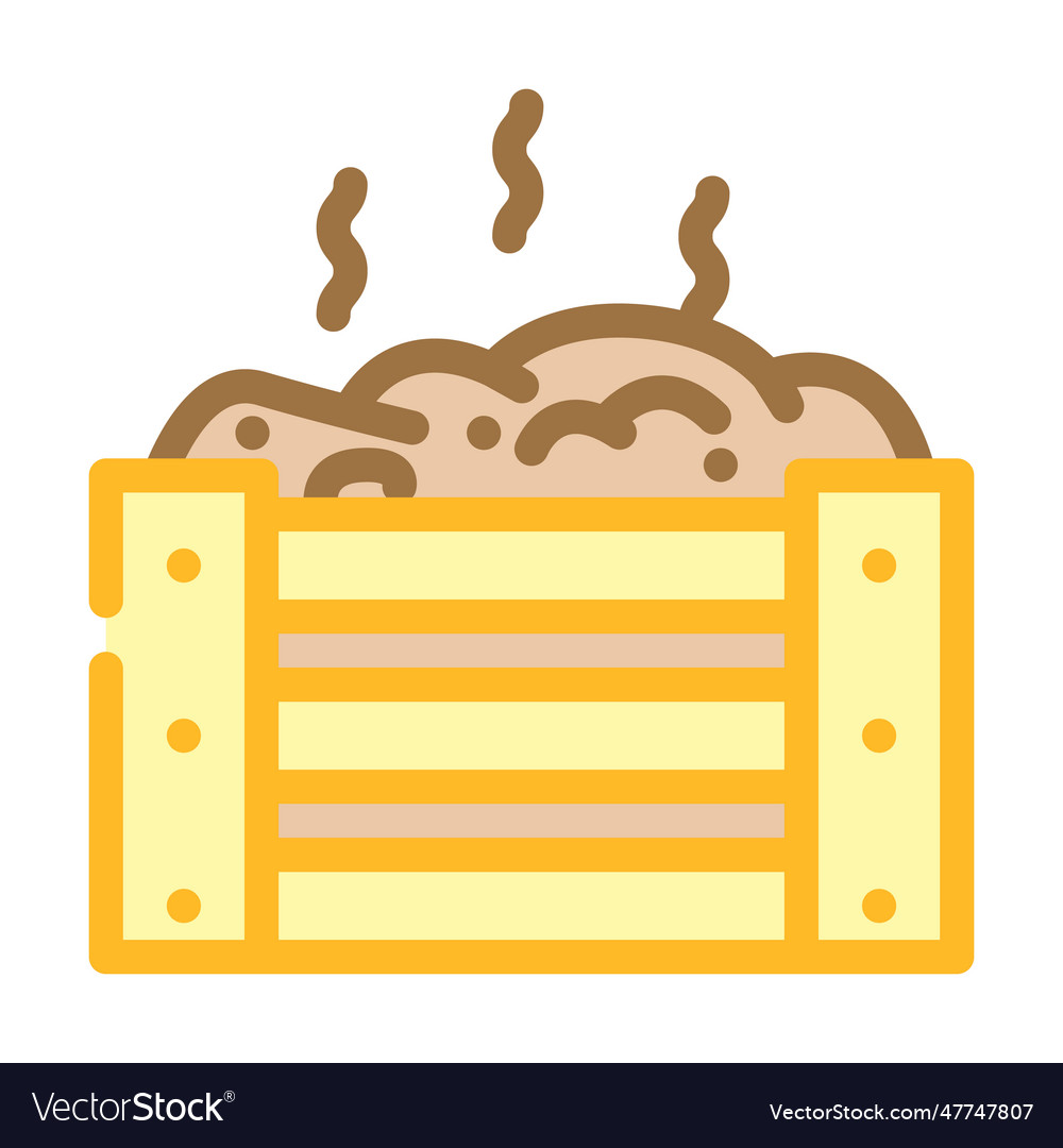 Composting environmental color icon Royalty Free Vector Composting environmental color icon Royalty Free Vector