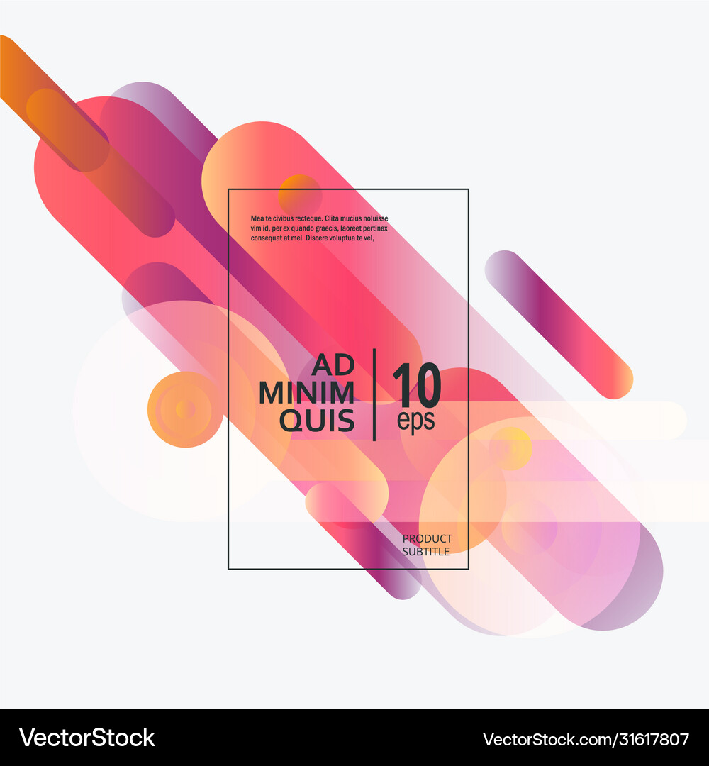 Dynamic composition Royalty Free Vector Image - VectorStock