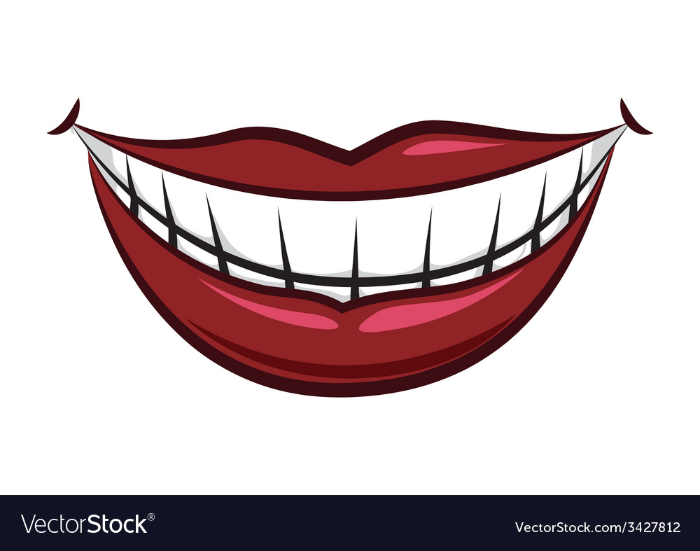 Mouth design Royalty Free Vector Image - VectorStock
