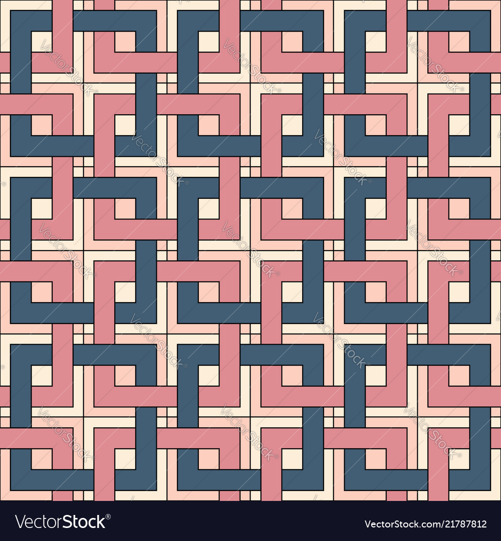 Seamless pattern of square elements Royalty Free Vector