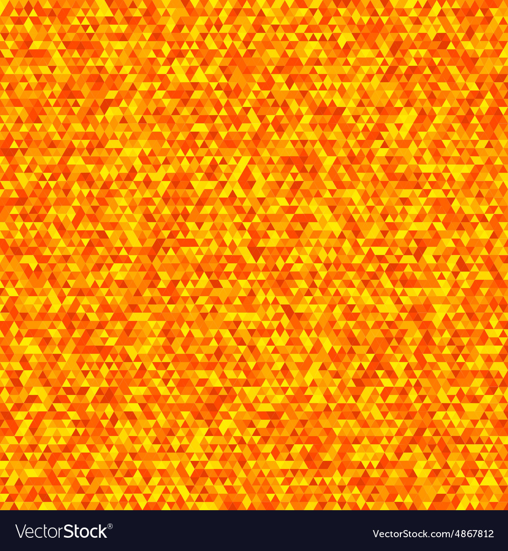 Triangles orange pattern Royalty Free Vector Image