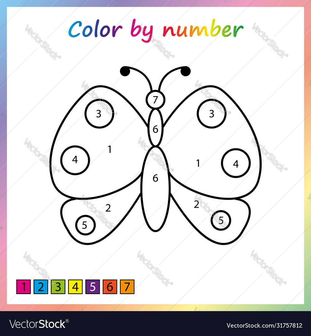 Worksheet For Education Painting Page Color Vector Image worksheet-for-education-painting-page-color-vector-image
