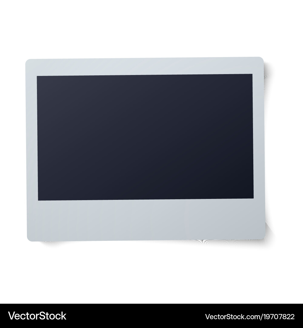 Collection of blank photo frames Royalty Free Vector Image