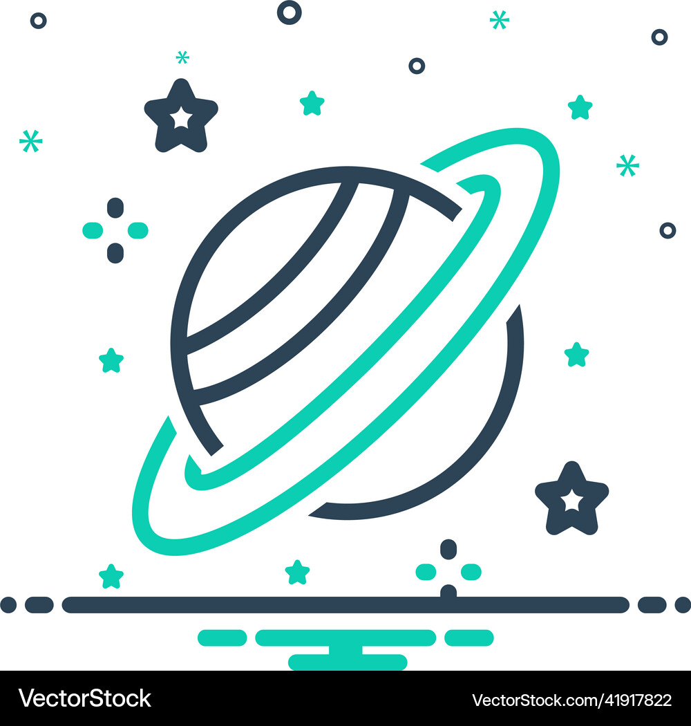 Saturn Royalty Free Vector Image - VectorStock