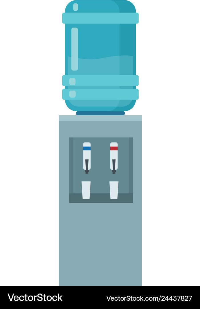 Cartoon Water Dispenser Royalty Free Vector Image