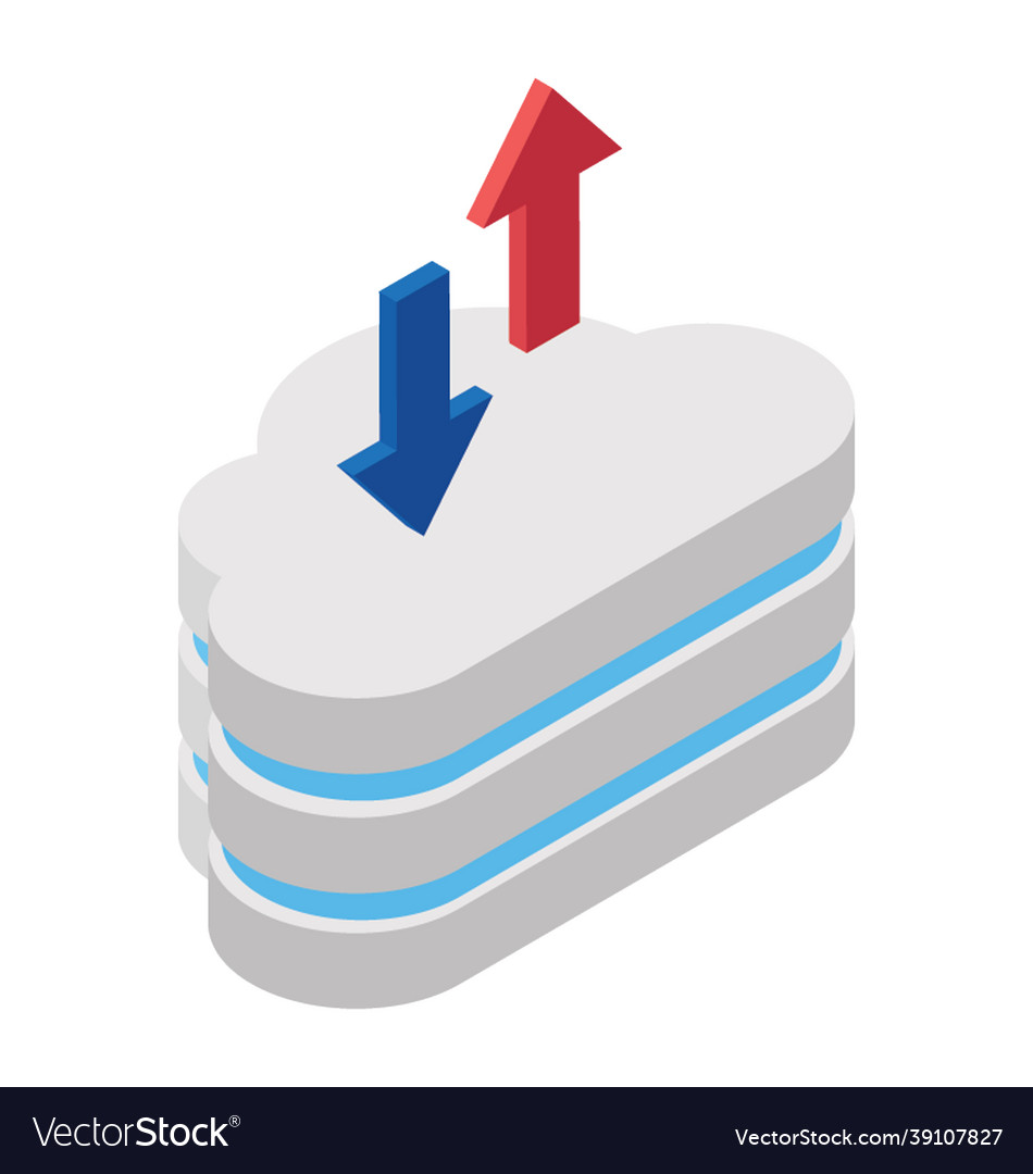 Cloud storage Royalty Free Vector Image - VectorStock