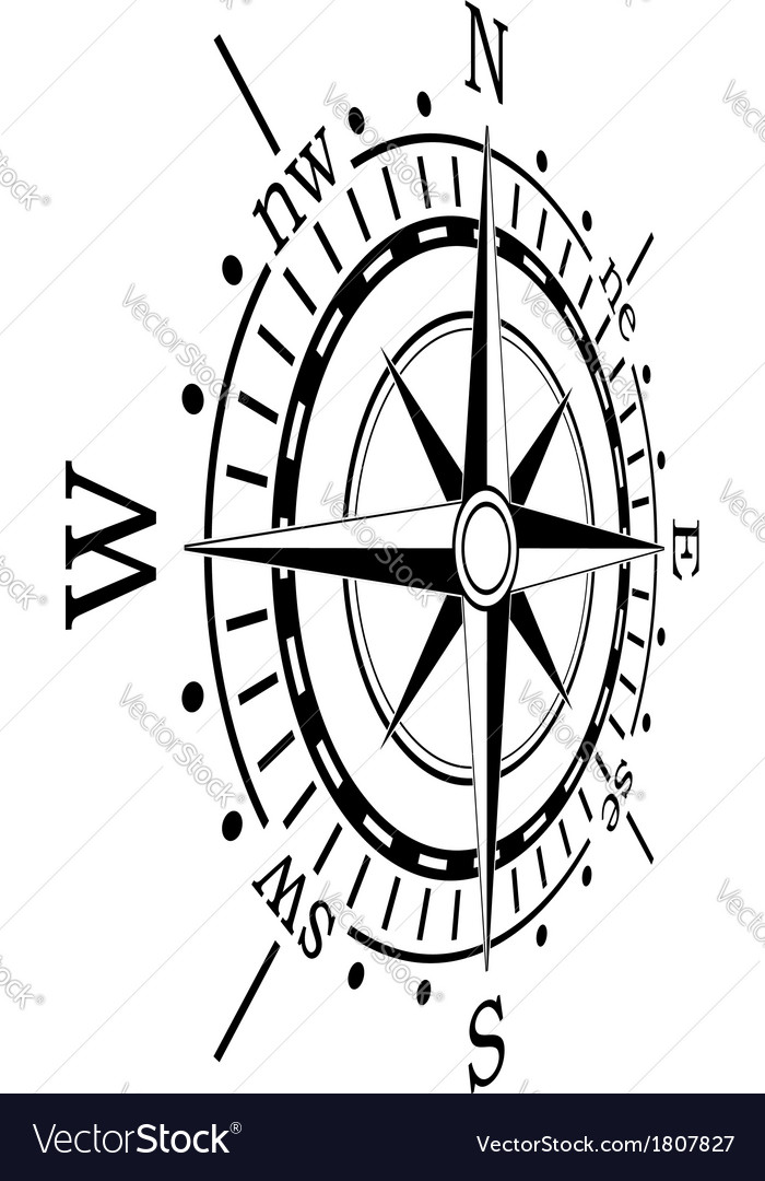 Compass Royalty Free Vector Image - VectorStock